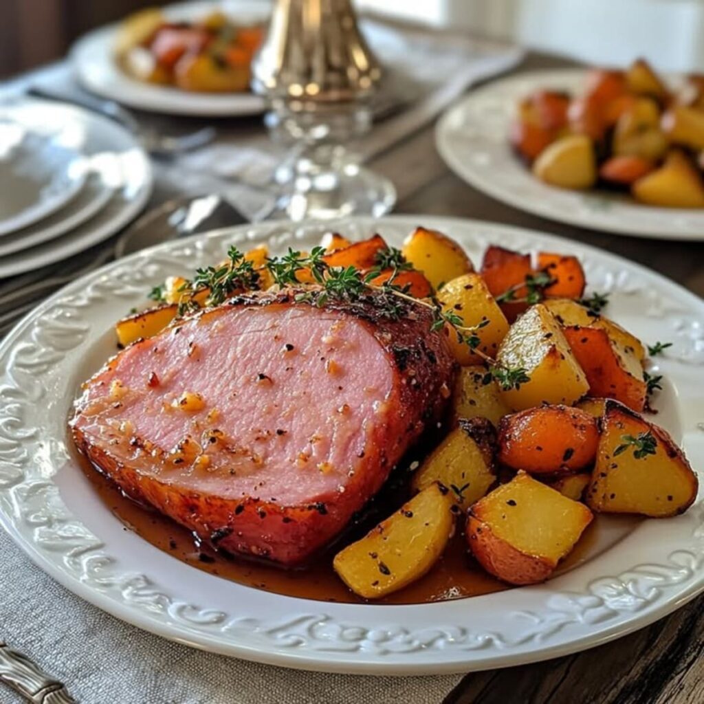 Recette Irresistible : Jambon Glacé à l'Ananas et à la Cassonade - Un ...