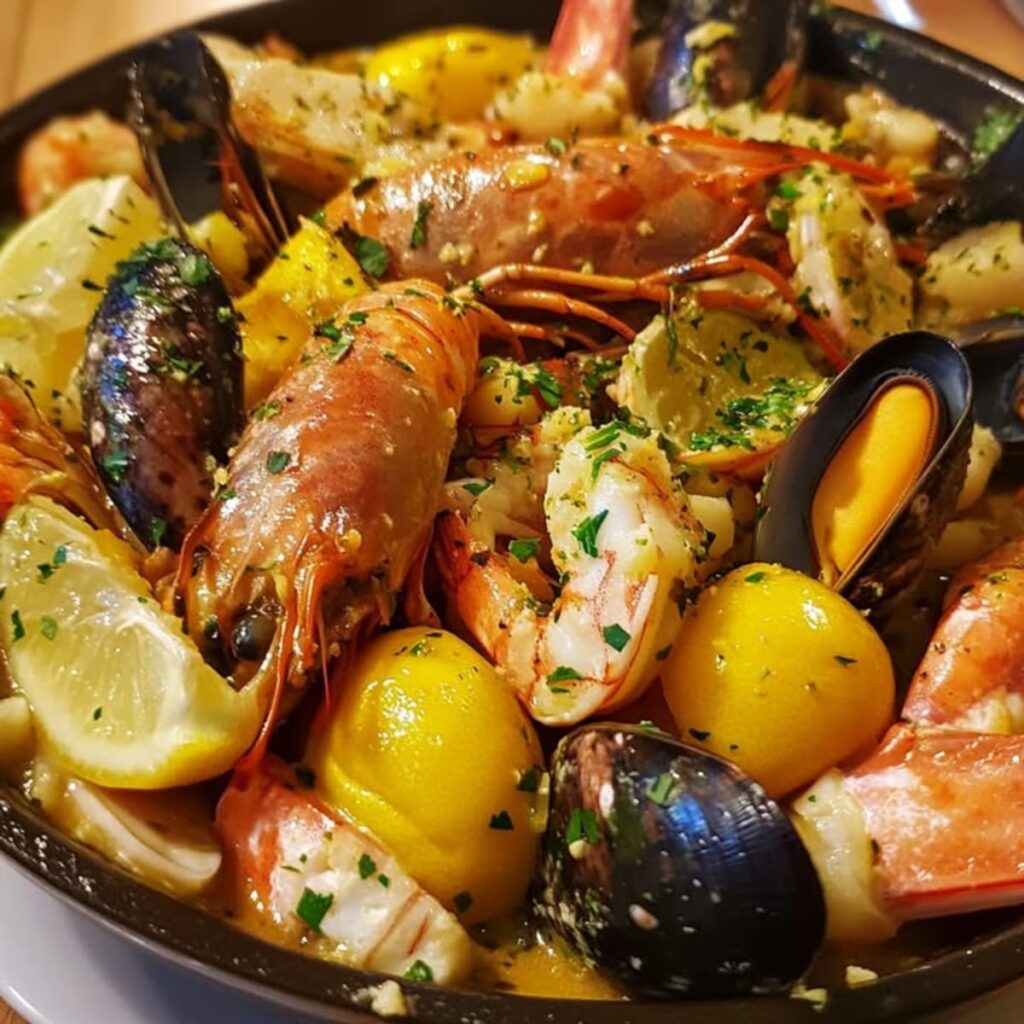 Découvrez la Recette Fabuleuse de la Poêlée Espagnole aux Fruits de Mer ...