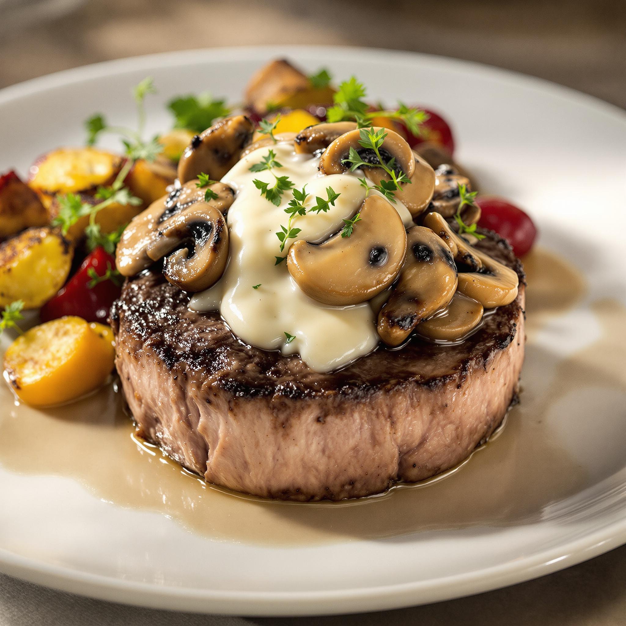 Filet Mignon Boursin Champignons: Un plat réconfortant et élégant ...