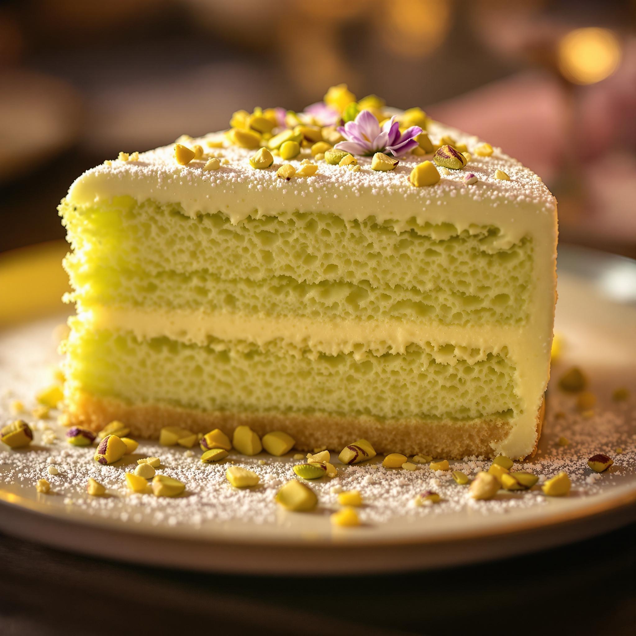 Gâteau Pistache Aérien : Recette Légère et Délicieuse - Cuisine facile ...