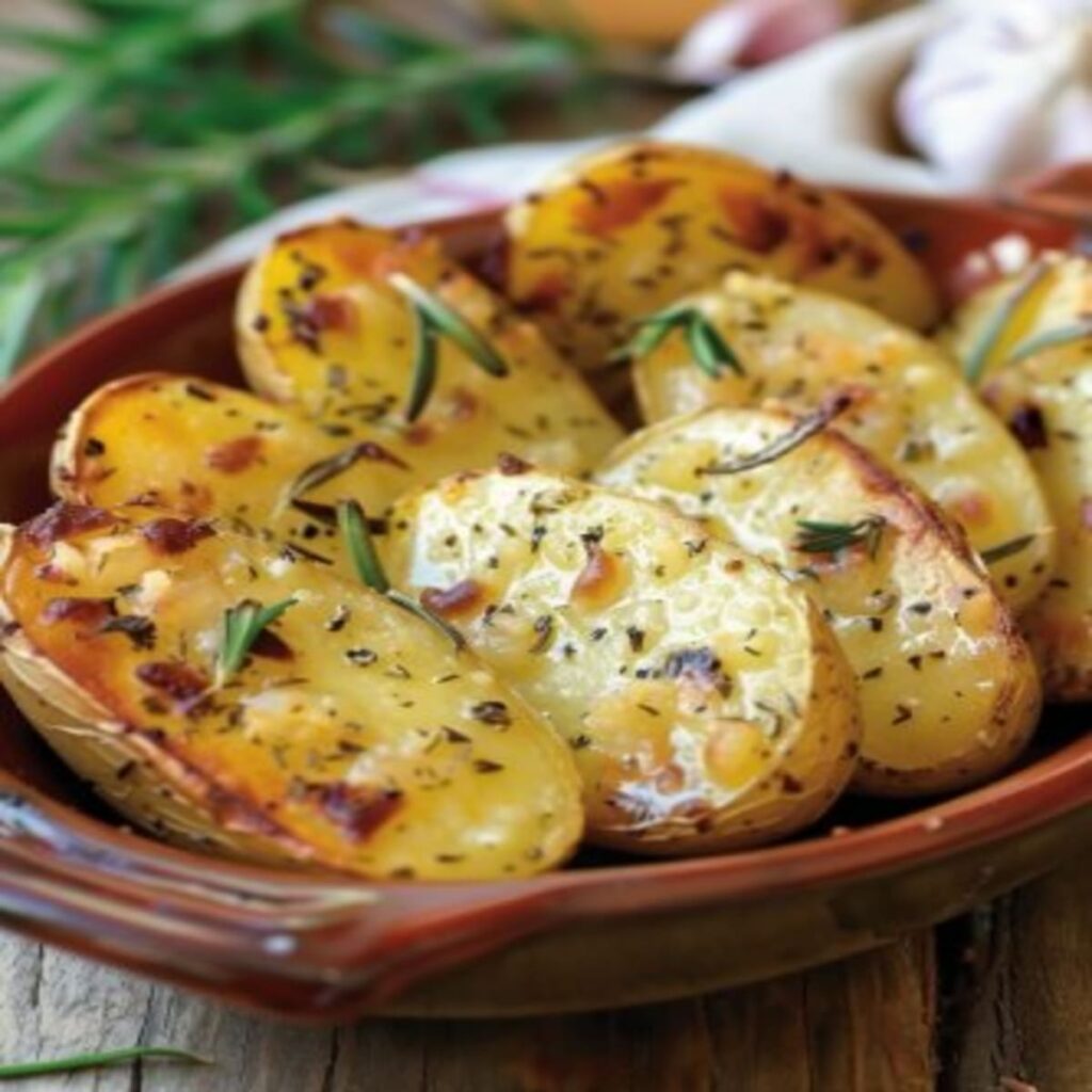 Pommes de Terre Dorées au Beurre et Ail - Cuisine facile et abordable