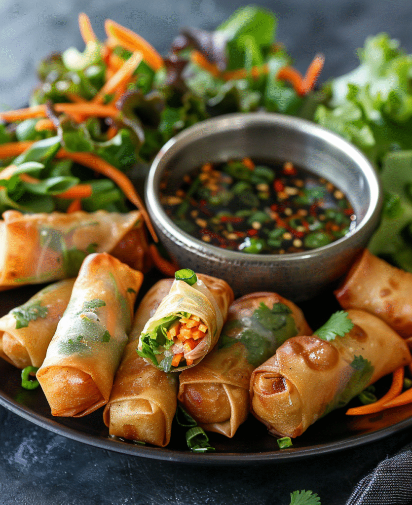 Recette nems aux légumes facile et savoureuse - Cuisine facile et abordable