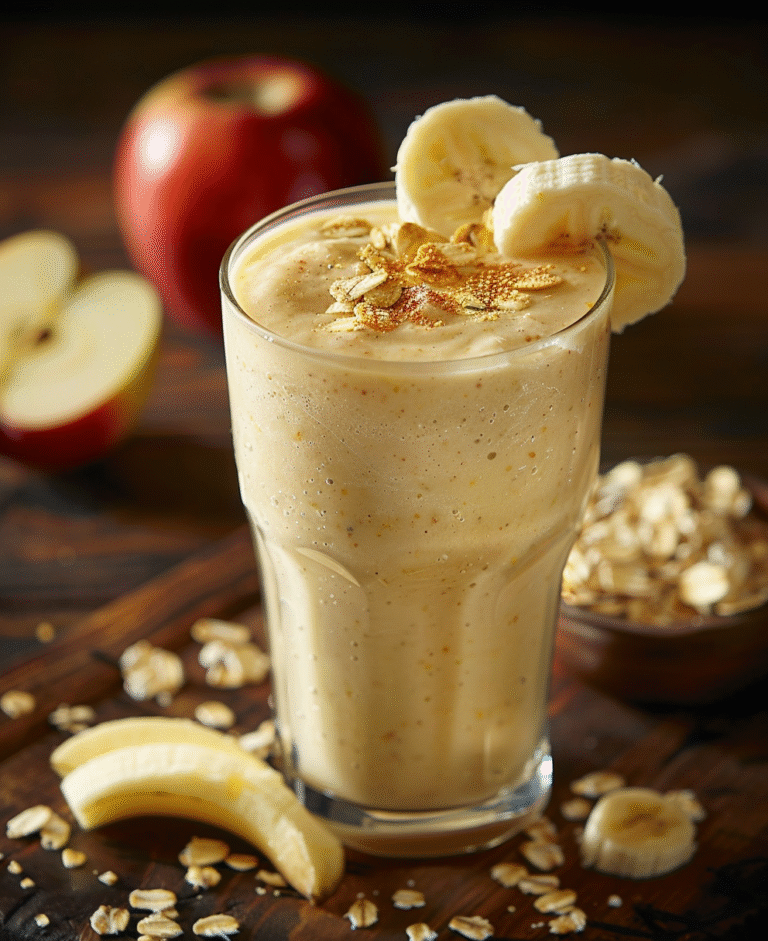 Recette Smoothie Pomme Banane Facile et Rapide - Cuisine facile et ...