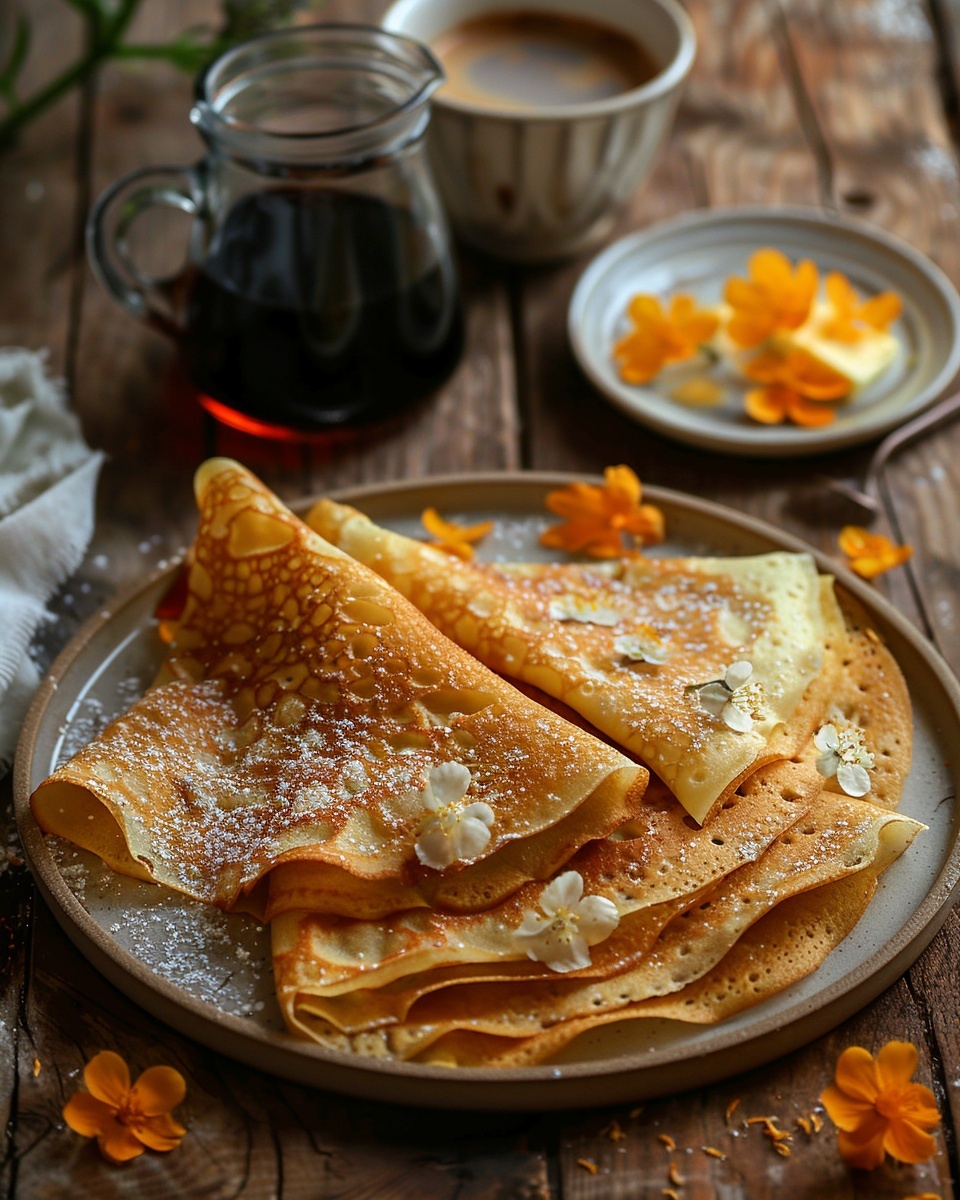 Recette de Crêpes à la Fleur d’Oranger: Une Délicatesse Française ...