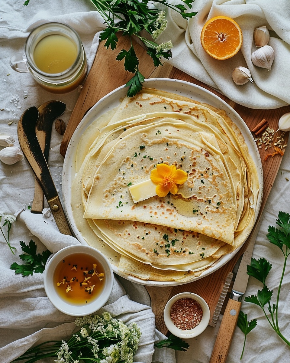 Recette de Crêpes à la Fleur d’Oranger: Une Délicatesse Française ...