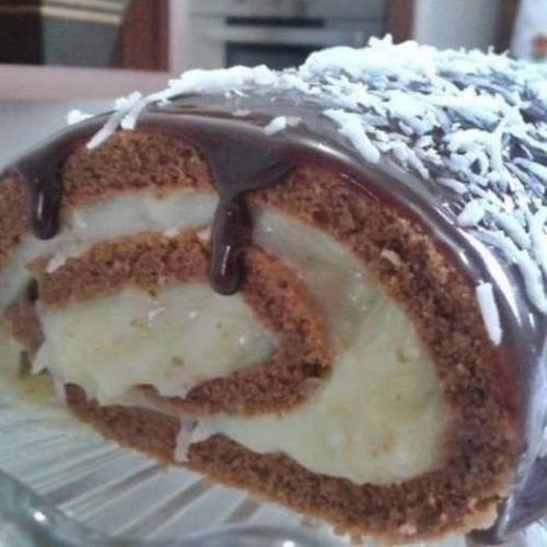 Roulé Chocolat Coco : Recette Facile et Savoureuse - Cuisine facile et ...