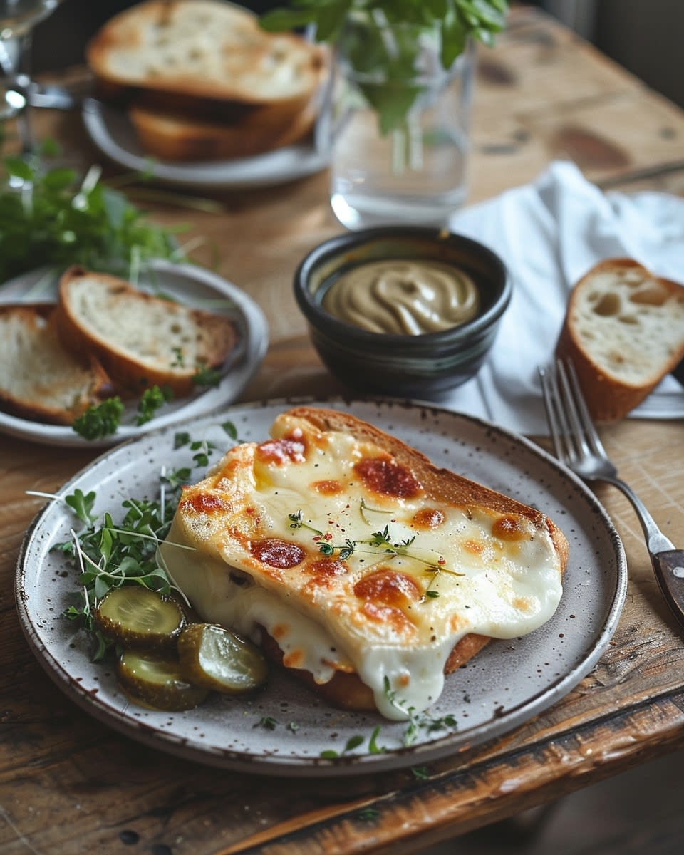 Recette de Croque-Monsieur au Fromage Fondant : Un Classique Français ...