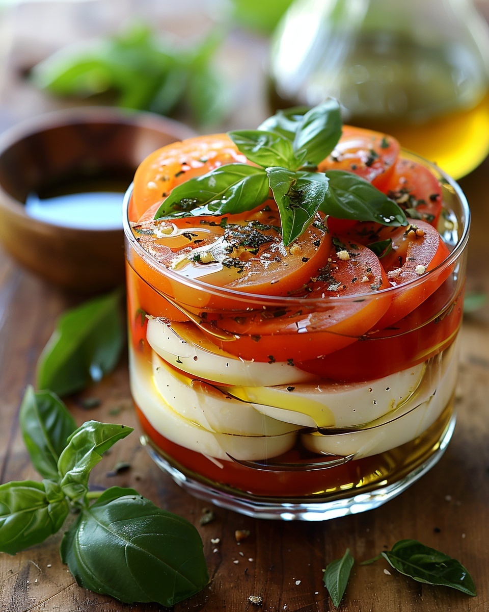 Recette de Verrine Tomate Mozzarella : Une Entrée Fraîche et Délicieuse ...