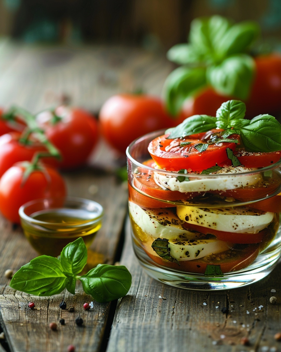 Recette de Verrine Tomate Mozzarella : Une Entrée Fraîche et Délicieuse ...