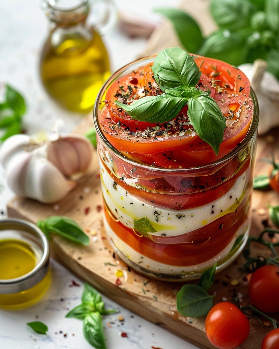 Recette de Verrine Tomate Mozzarella : Une Entrée Fraîche et Délicieuse ...